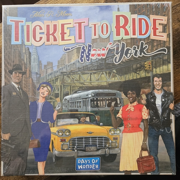 Days Of Wonder | Toys | Ticket To Ride New York Days Of Wonder Board ...